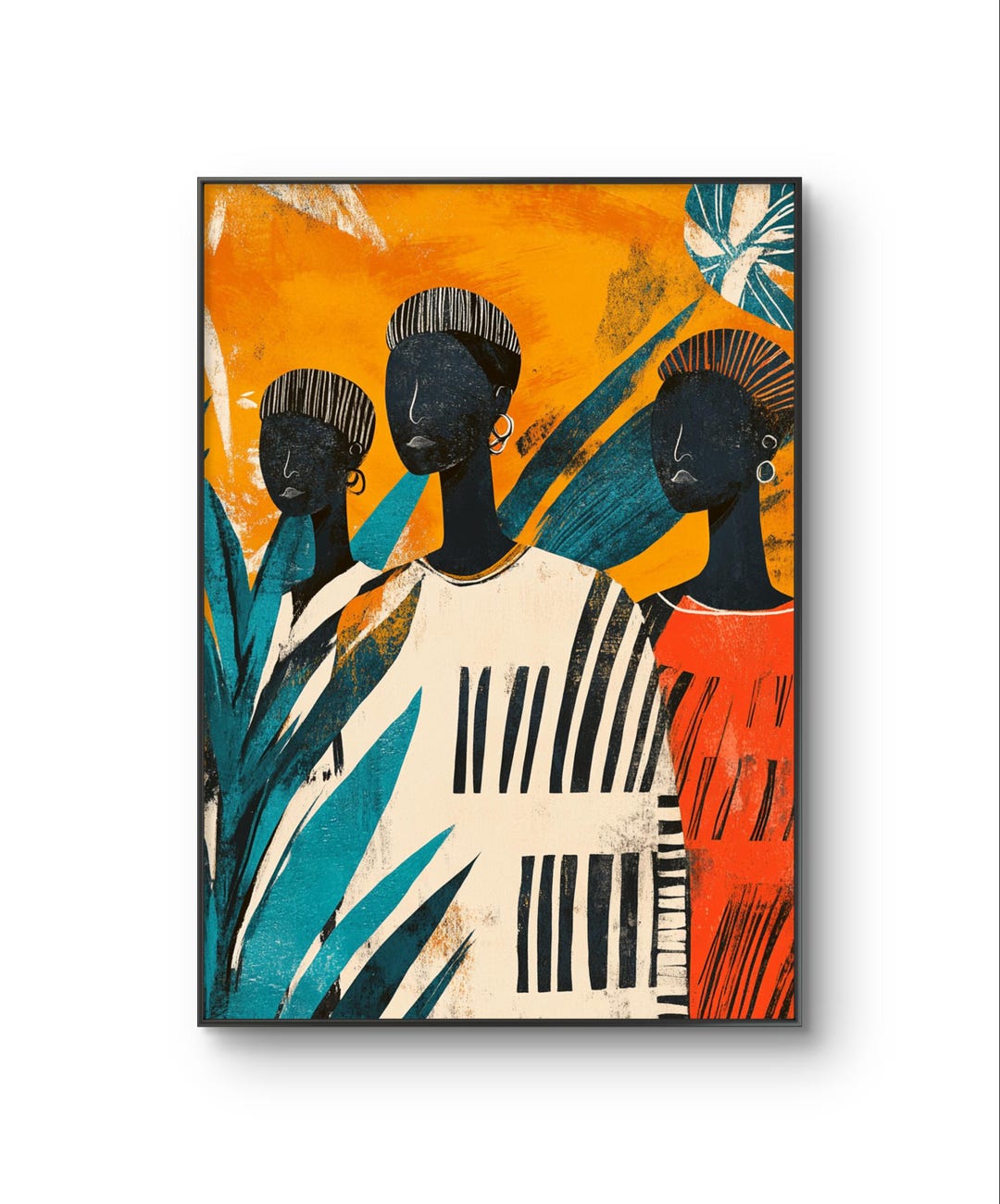 Kigali, Rwanda: African Wall Art, Afrocentric Poster, Inspired by ...