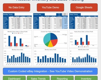 Reseller Inventory and Sales Tracker Reseller Inventory Spreadsheet for ...