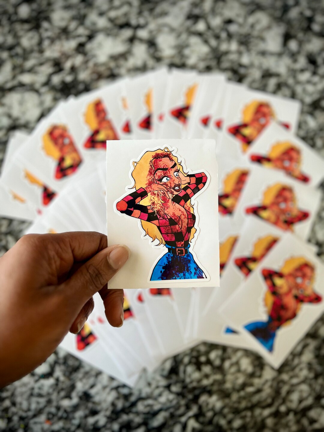 Die Cut Sticker | “RABID AND CURSED” | Waterbottle, Laptop, Phone ...