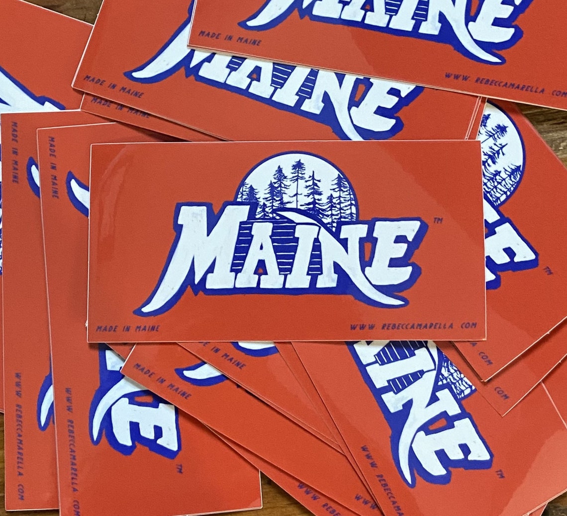 Maine Soda Sticker - Etsy