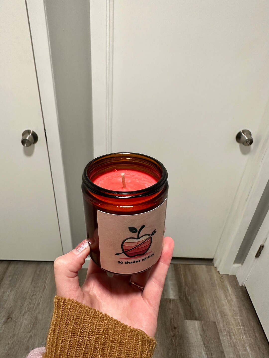 50 Shades of Slay Candle: Fresh Apple Scent - Etsy