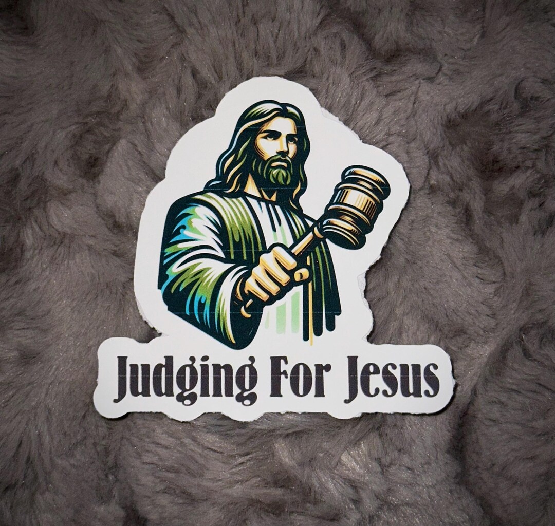 Judging for Jesus Sticker - Etsy