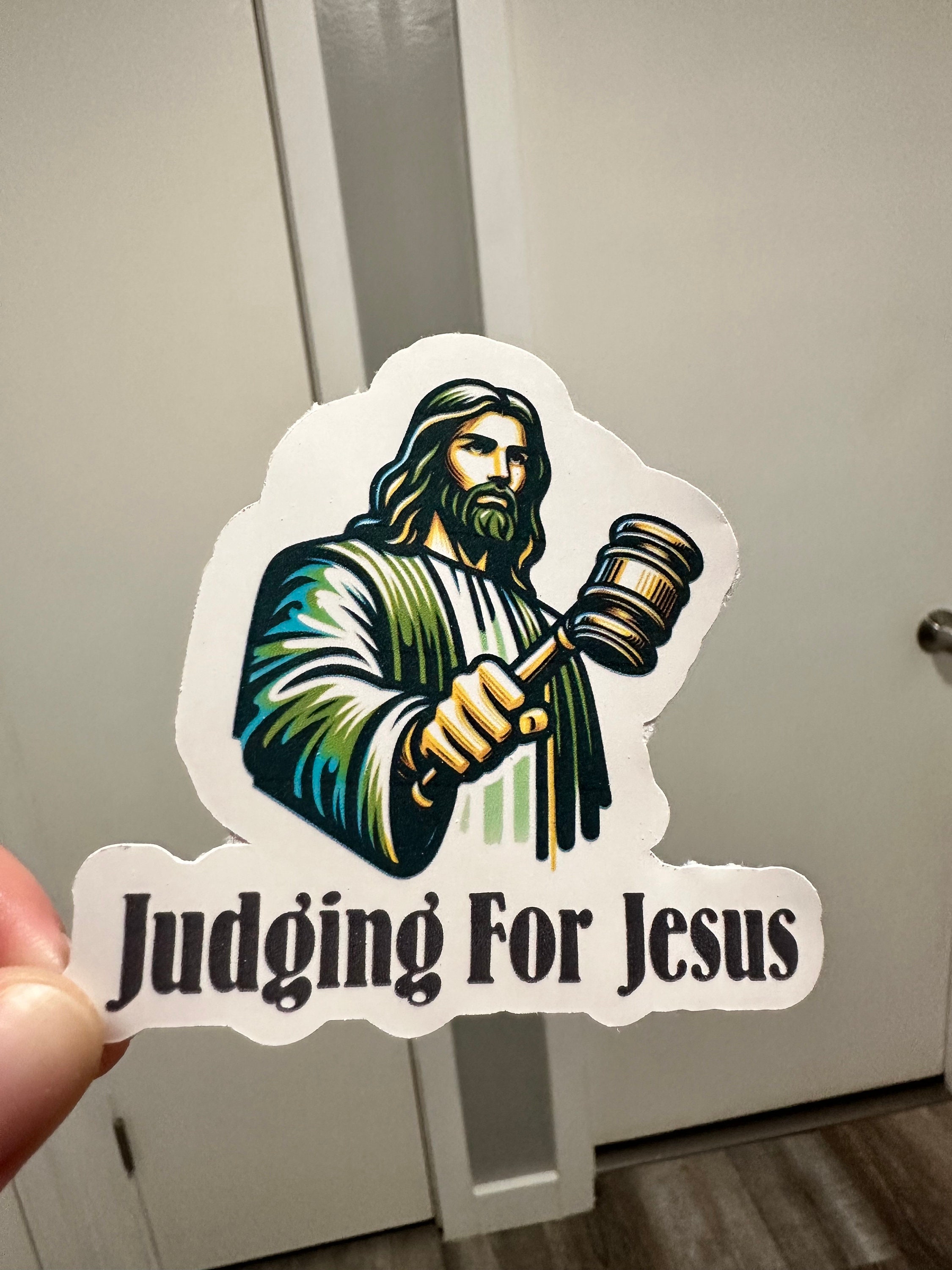 Judging for Jesus Sticker - Etsy