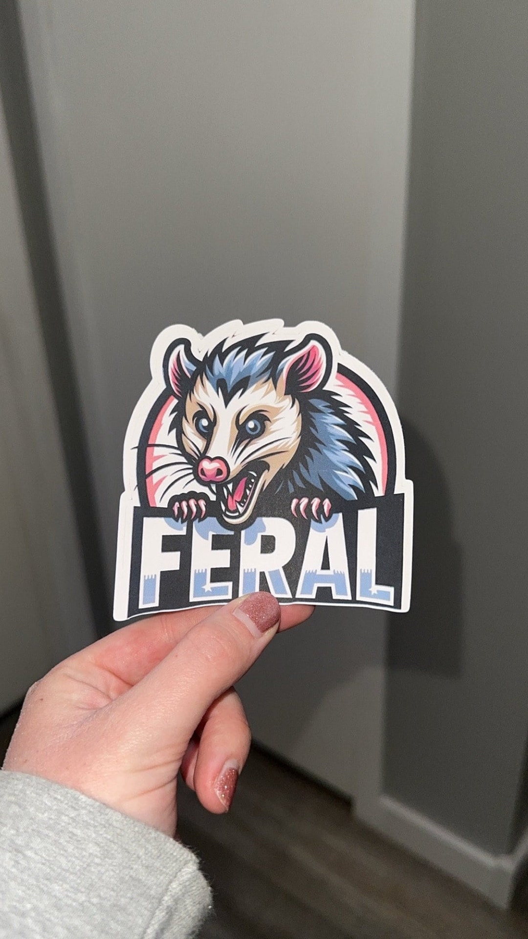 Feral Sticker - Etsy
