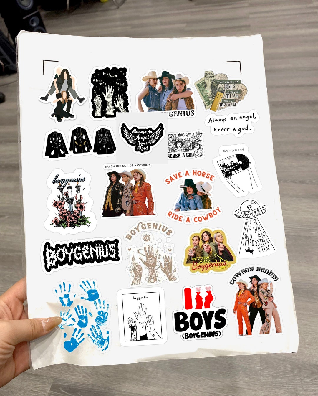 20PCS Boygenius Sticker Pack, Boygenius Band Tour Sticker, Boygenius ...