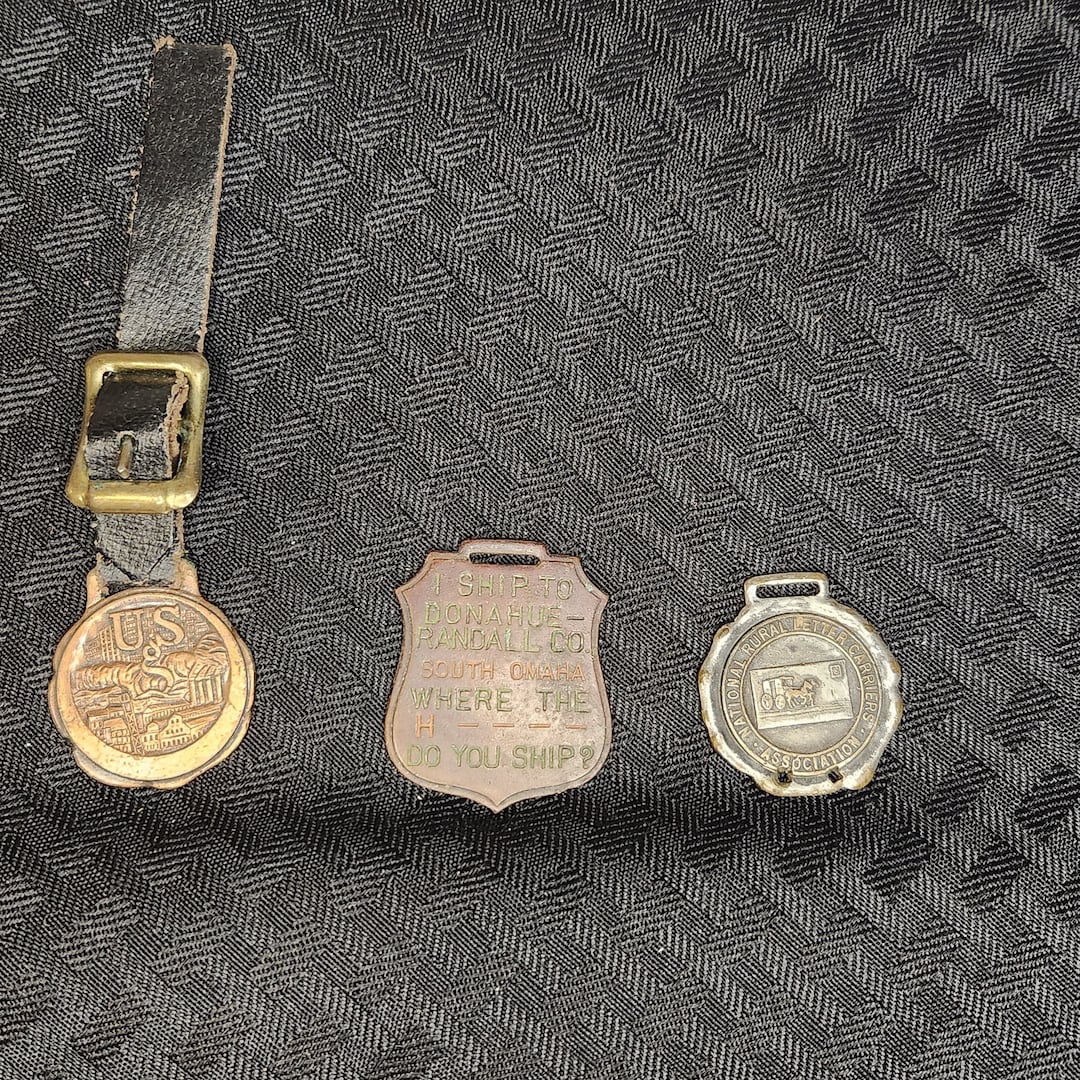 Vintage Watch Fobs - Set of 3 Unique, Rarely Seen Watch Fobs - Etsy