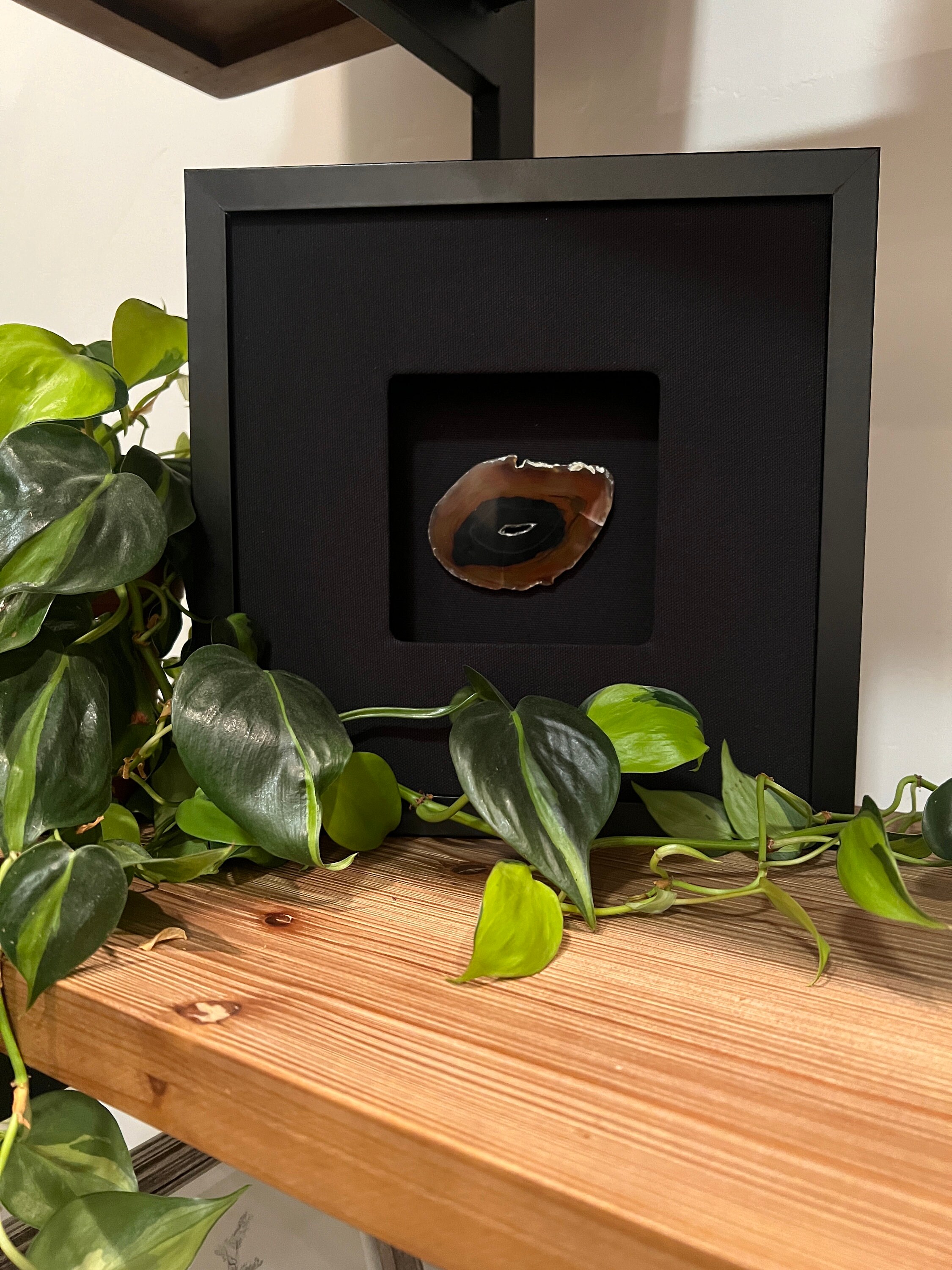 Agate Stone Wall Art Set of One - Etsy