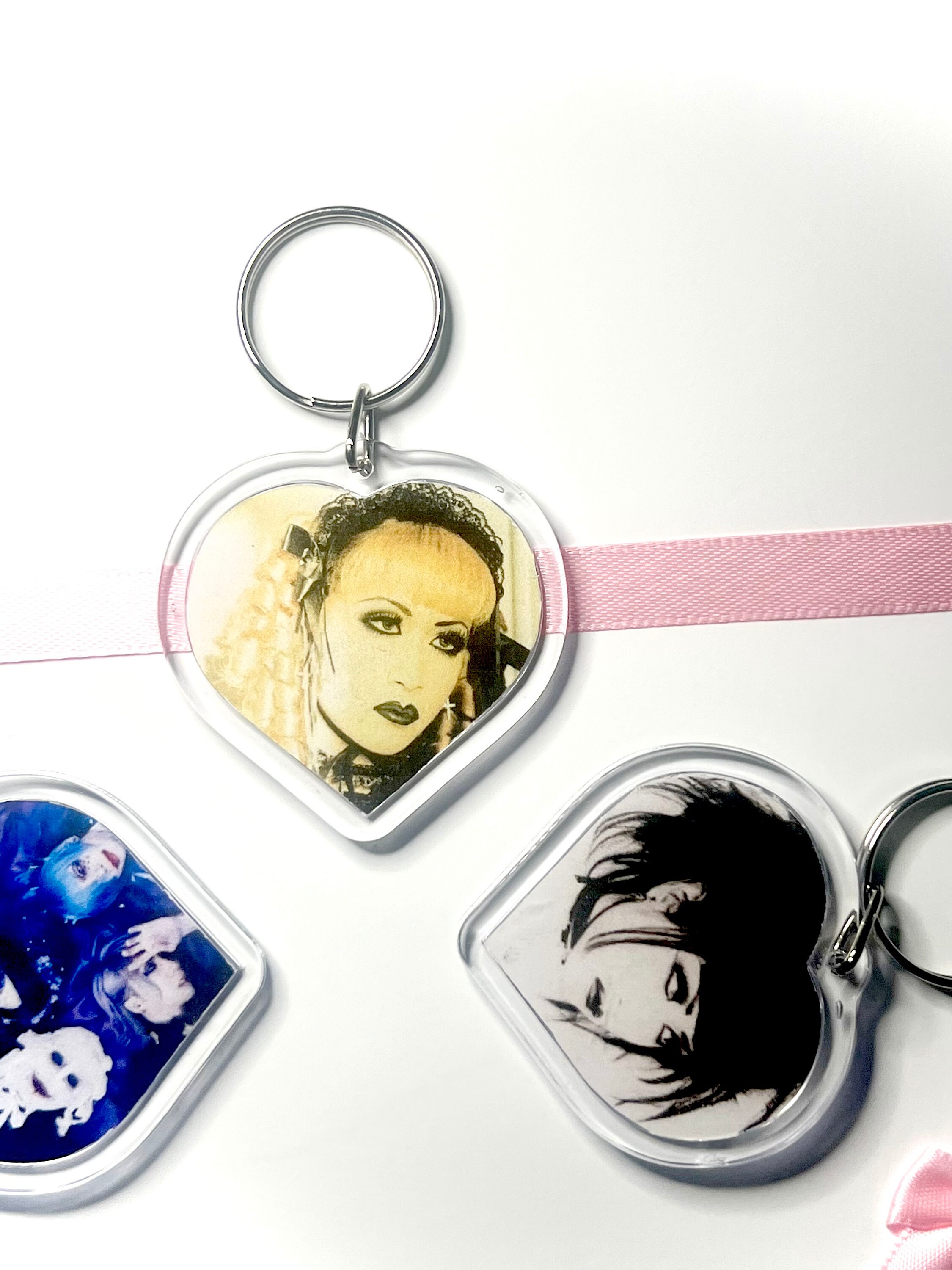 Malice Mizer Mana Sama Heart Keychains - Etsy UK