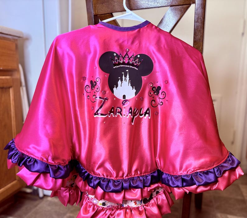 Customizable Princess Dress Cape, Pageant, Makeup, Cutting Cape - Etsy