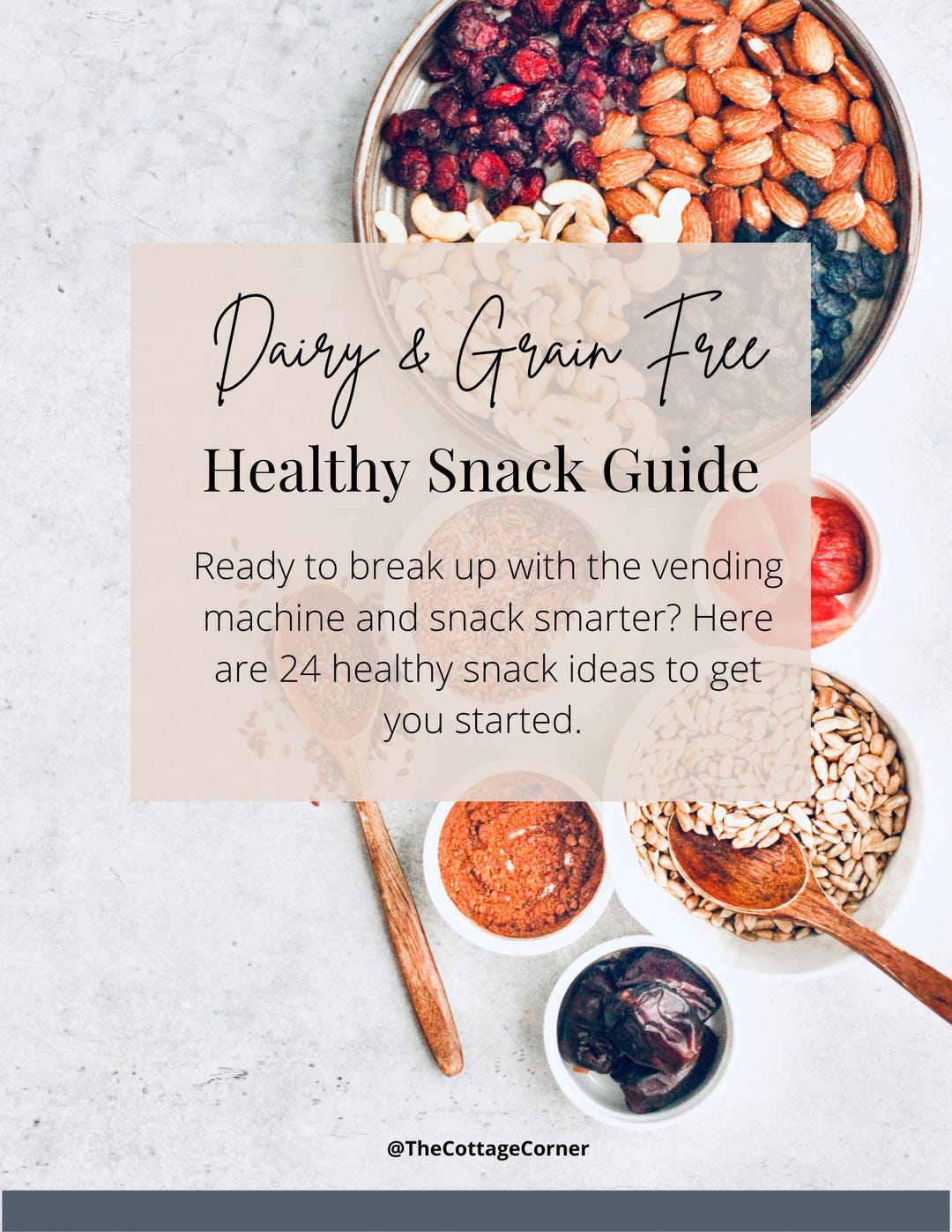 Healthy Snack Guide Dairy and Grain Free - Etsy