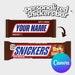 Custom Personalized Printable Snickers Bar Box Label | Canva Template ...