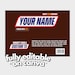 Custom Personalized Printable Snickers Bar Box Label | Canva Template ...