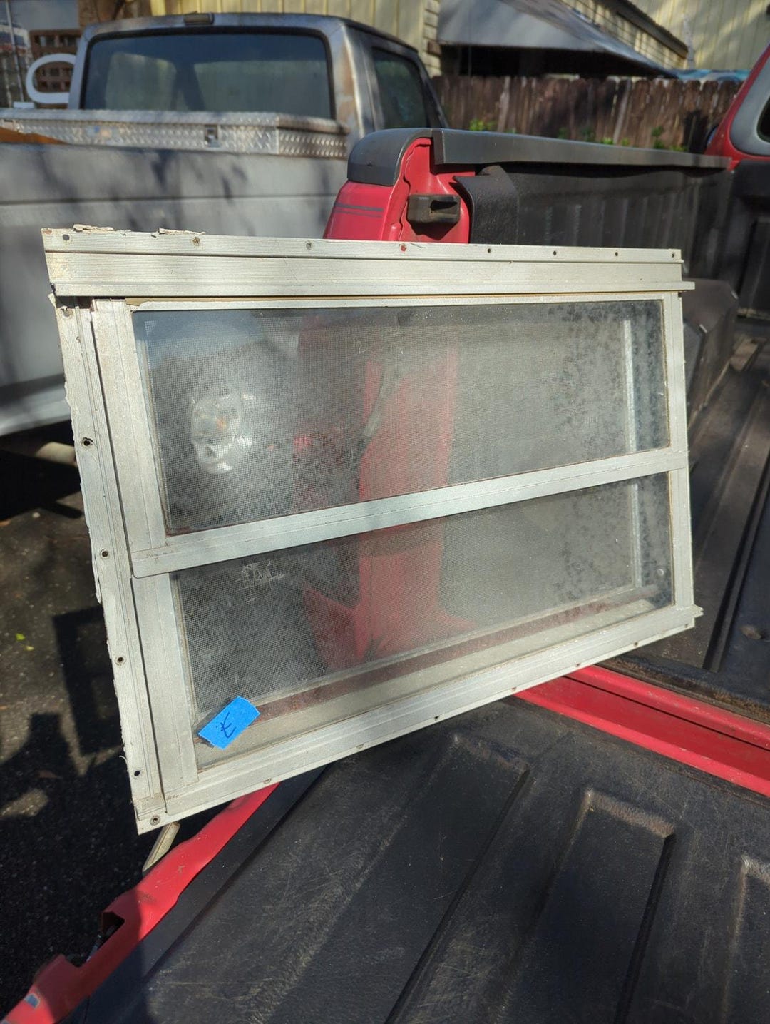 1976 Scotty Serro Camper ORIGINAL Window Metal Screen Aluminum Glass ...