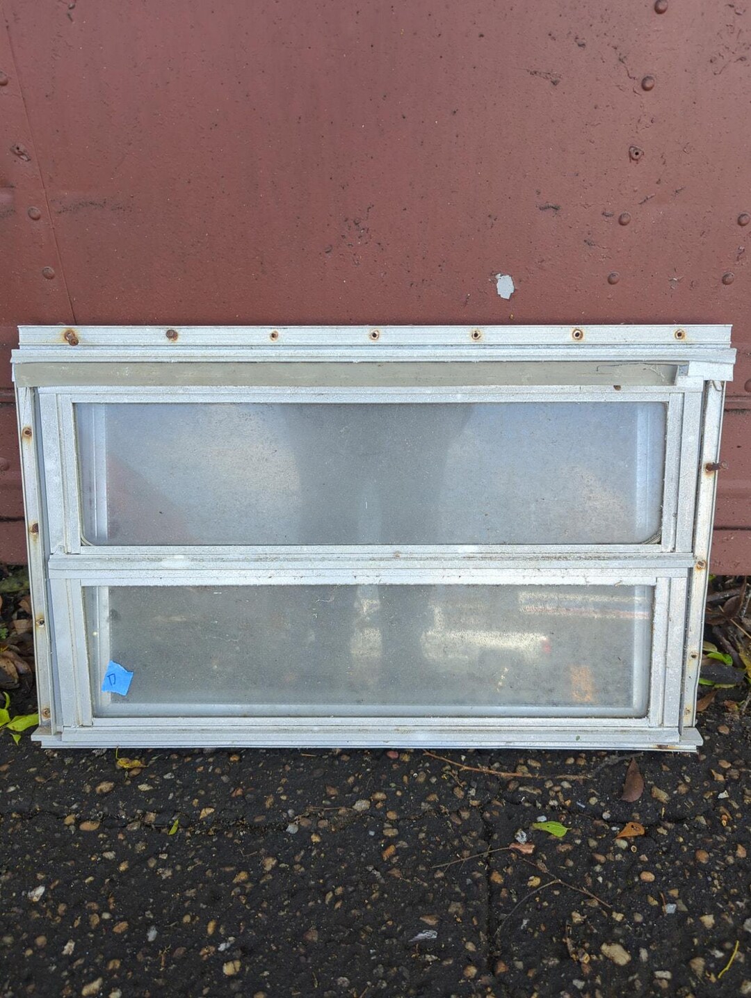 1976 Scotty Serro Camper ORIGINAL Window Metal Screen Aluminum Glass ...