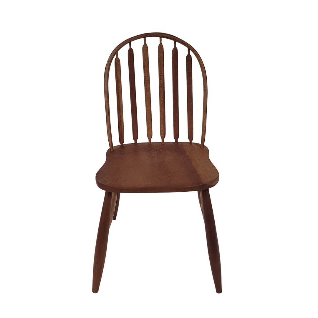 Handmade Miniature Furniture Chair Oak? 9.6" X 5" J. DALTON Jackson S.C ...