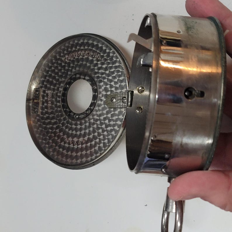 Controlex SA Swiss Night Watch Time Code Clock 1920 Metal Partial ...