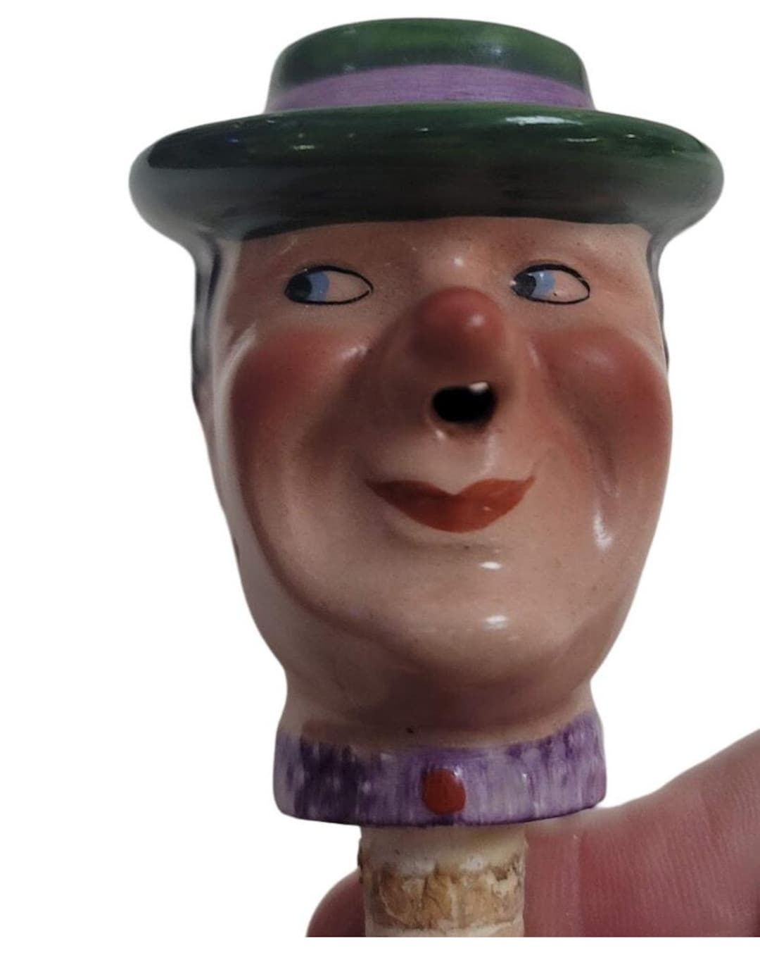 Antique Vintage Liquor Bottle Pour Spout Face Dispenser Germany 1920 ...