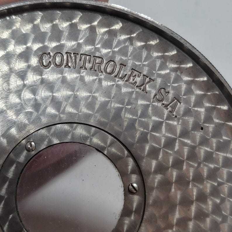 Controlex SA Swiss Night Watch Time Code Clock 1920 Metal Partial ...