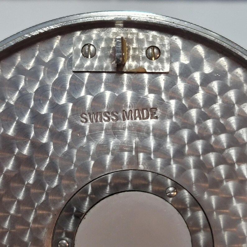 Controlex SA Swiss Night Watch Time Code Clock 1920 Metal Partial Leather Case - Etsy