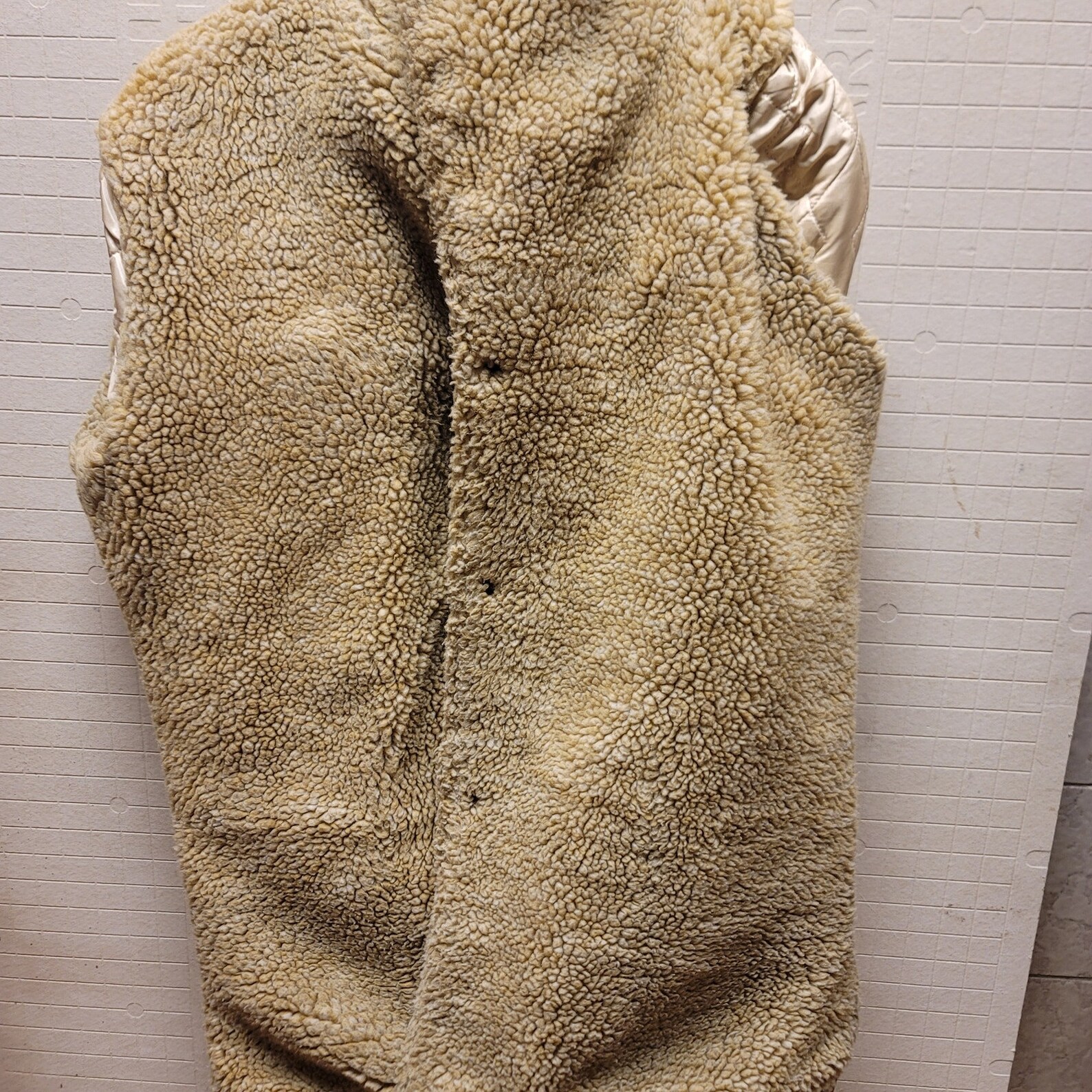 Vintage Anderson Little Brown Cream RANCHER Faux Sherpa Fleece Lined ...