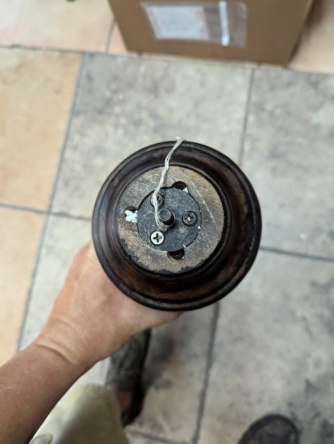 Round Bed Post Solid Walnut Stain Wood Posts/pillars/columns Salvage ...