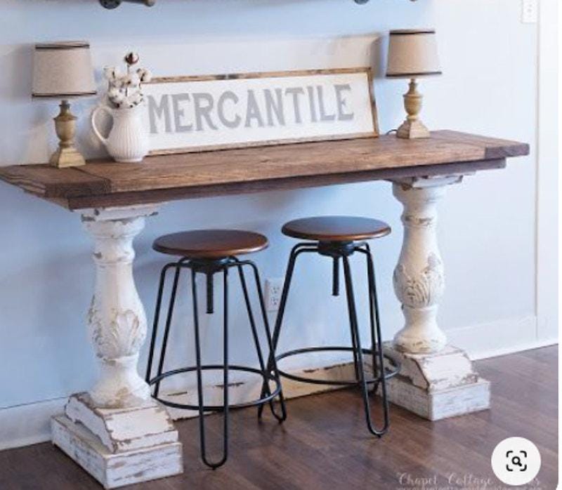 Round Bed Post Walnut Stain Wood & Resin Posts/pillars/columns Salvage ...