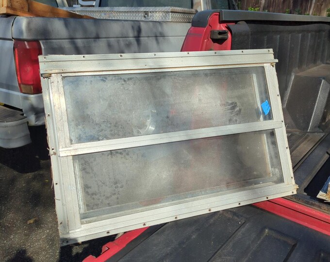 1976 Scotty Serro Camper ORIGINAL Window Metal Screen Aluminum Glass ...