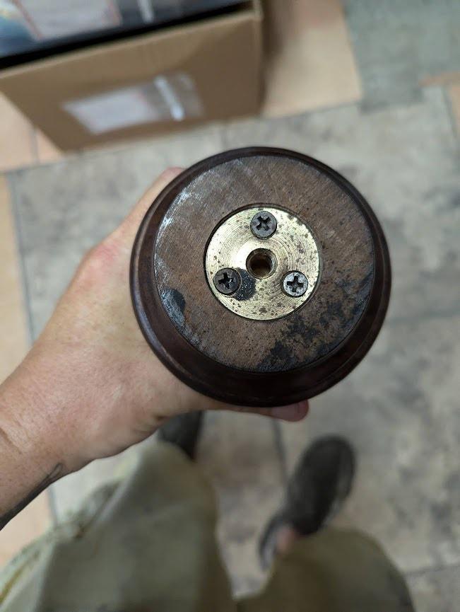 Round Bed Post Solid Walnut Stain Wood Posts/pillars/columns Salvage ...