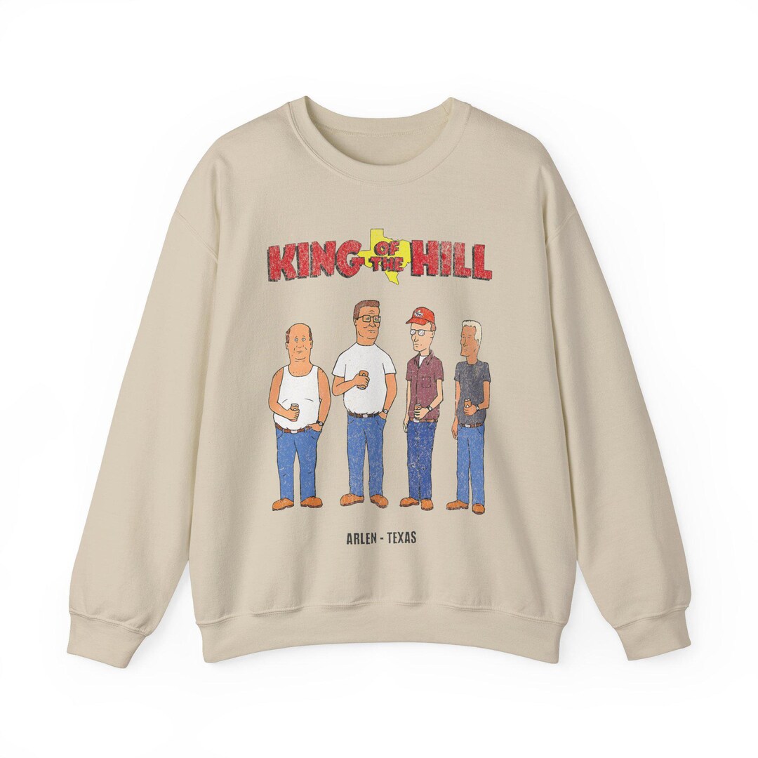 Vintage King of the Hill Sweatshirt - Unisex Retro Shirt. Hank Hill ...