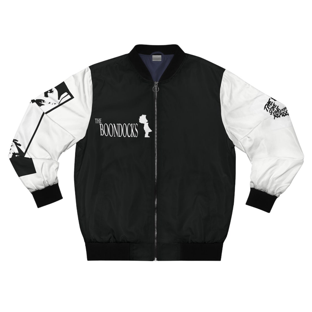 Boondocks Bomber Jacket Huey Edition black - Etsy