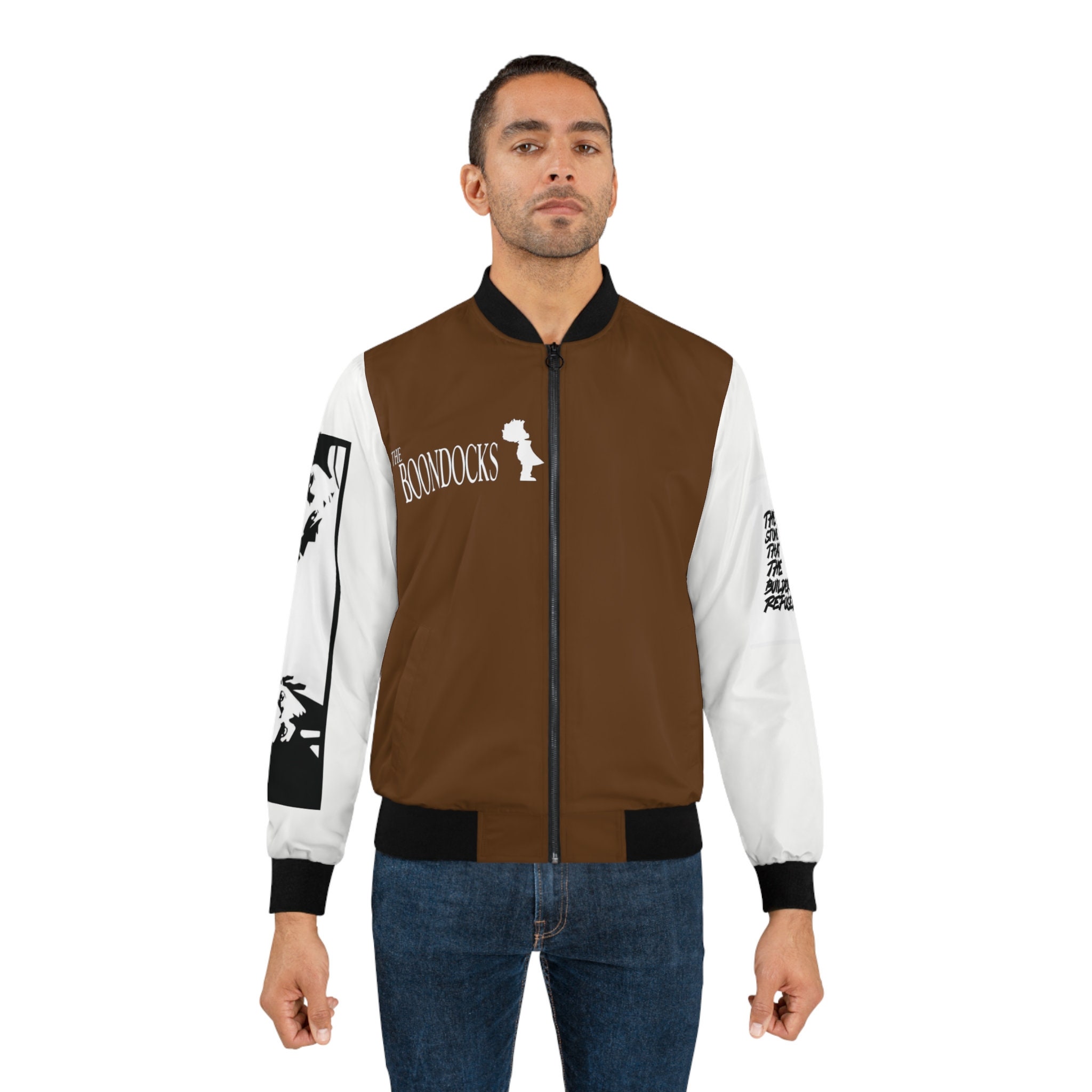 Boondocks Bomber Jacket Brown Edition - Etsy