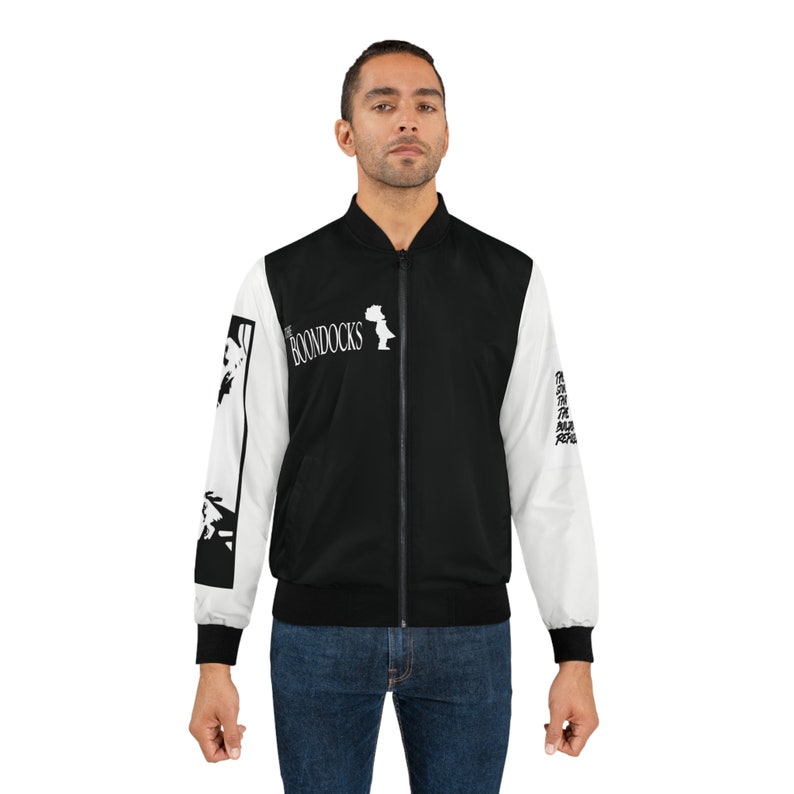 Boondocks Bomber Jacket Huey Edition black - Etsy
