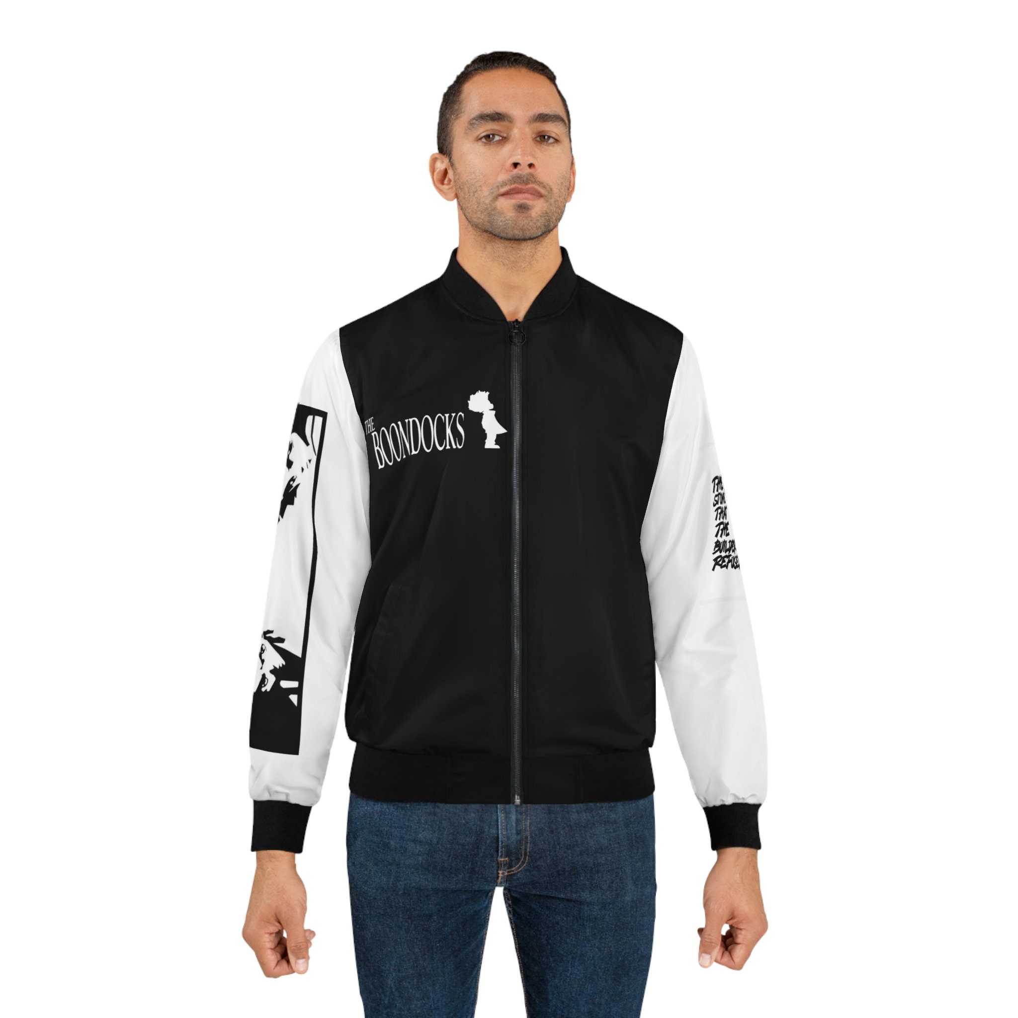 Boondocks Bomber Jacket Huey Edition black - Etsy