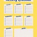 100 Activities for Kids, Sample Schedule, Activity Checklist, Digital ...