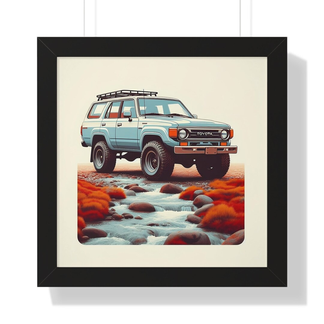 Framed Poster - Toyota Landcruiser - 60 Series - Etsy