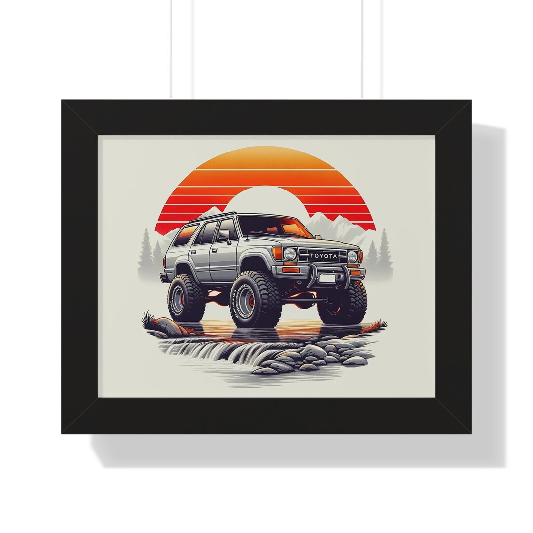 Framed Poster 3rd Gen Toyota 4runner Heritage Inspired - Etsy