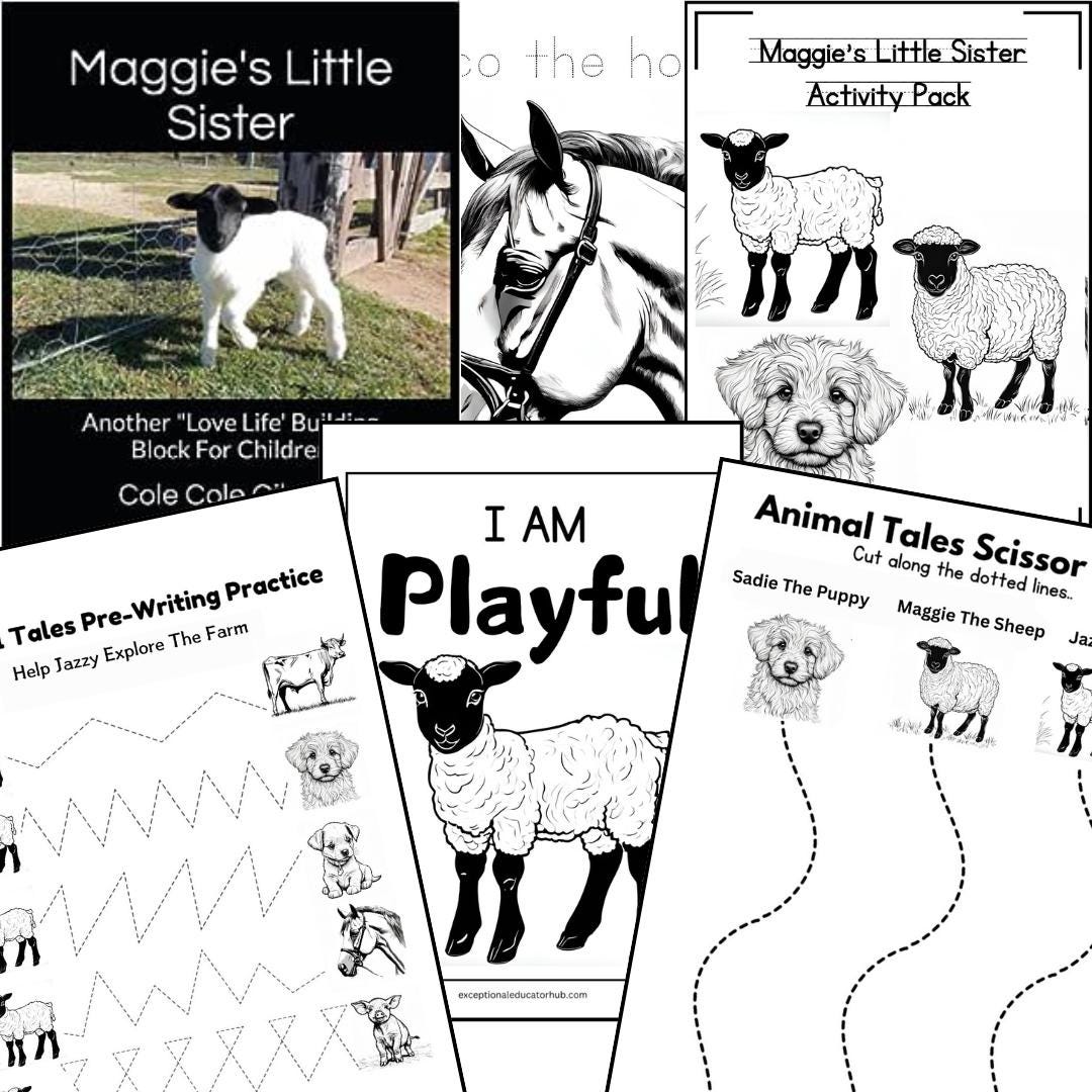 Maggie's Little Sister Activity Sheets PDF - Etsy