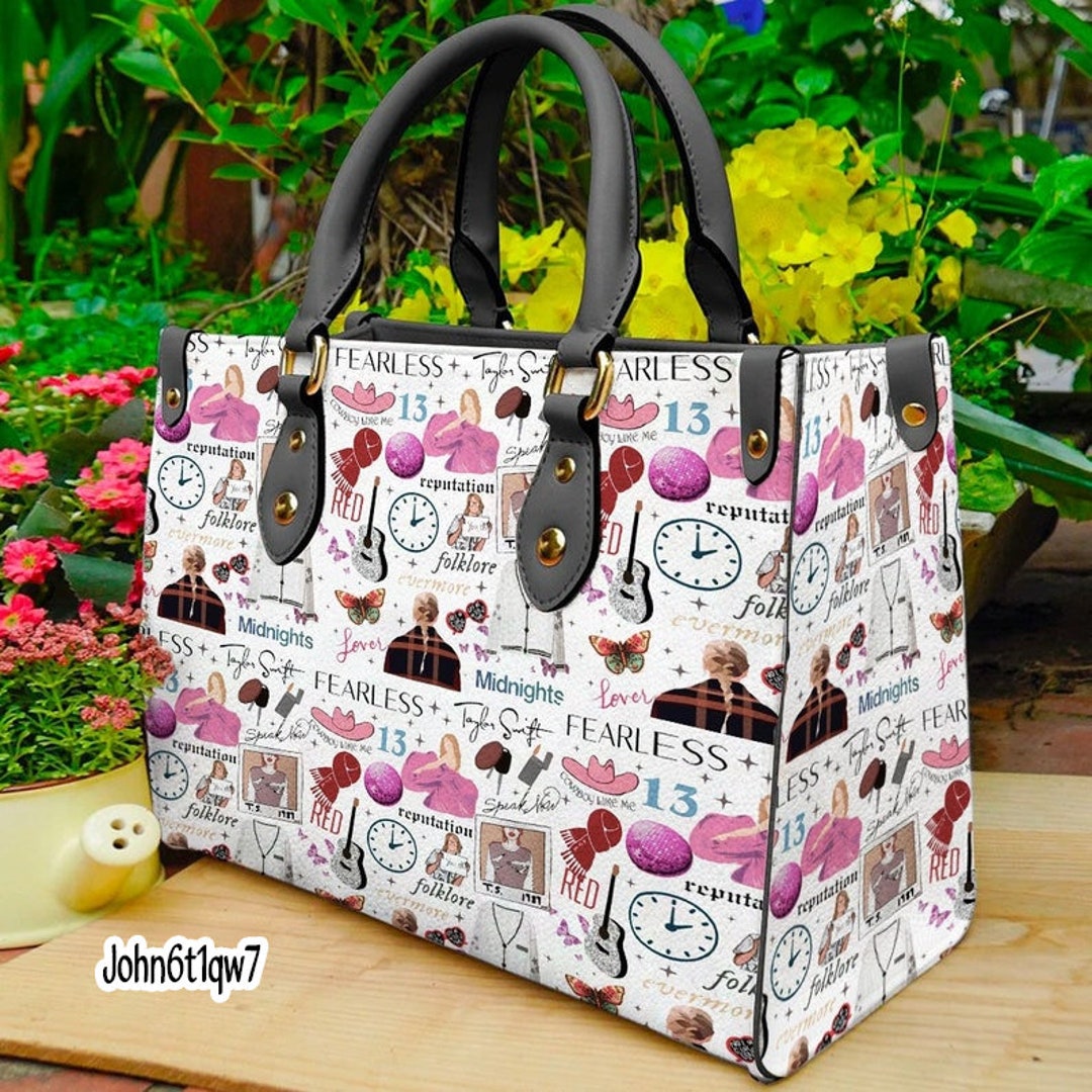 Taylor Swift Leather Handbag, Eras Leather Handbag, Taylor Swift Lover ...
