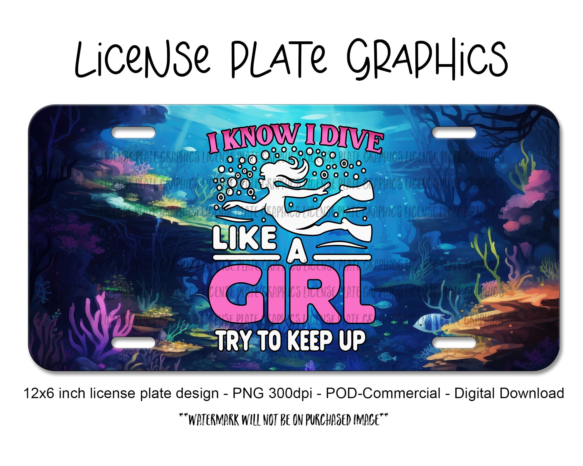 License Plate PNG, Scuba Diving License Plate Design, Car License Plate ...