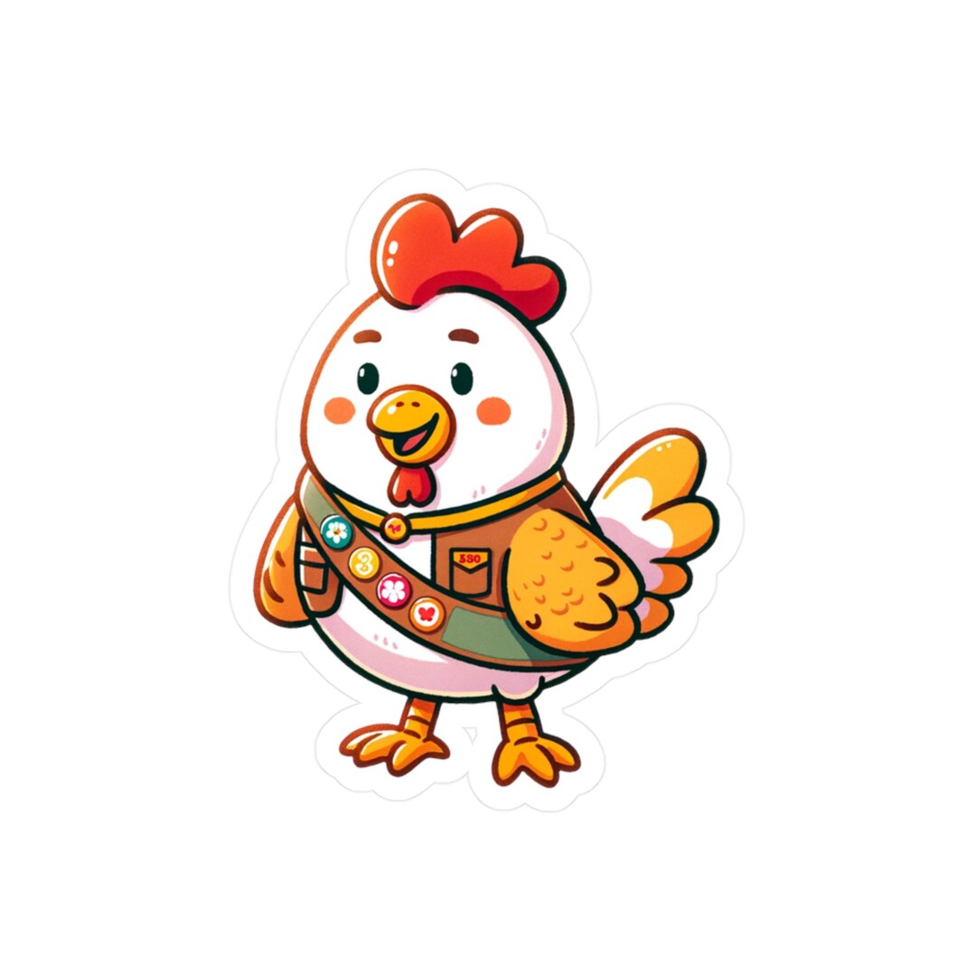 Honor Chicken Kiss-cut Vinyl Decals - Etsy