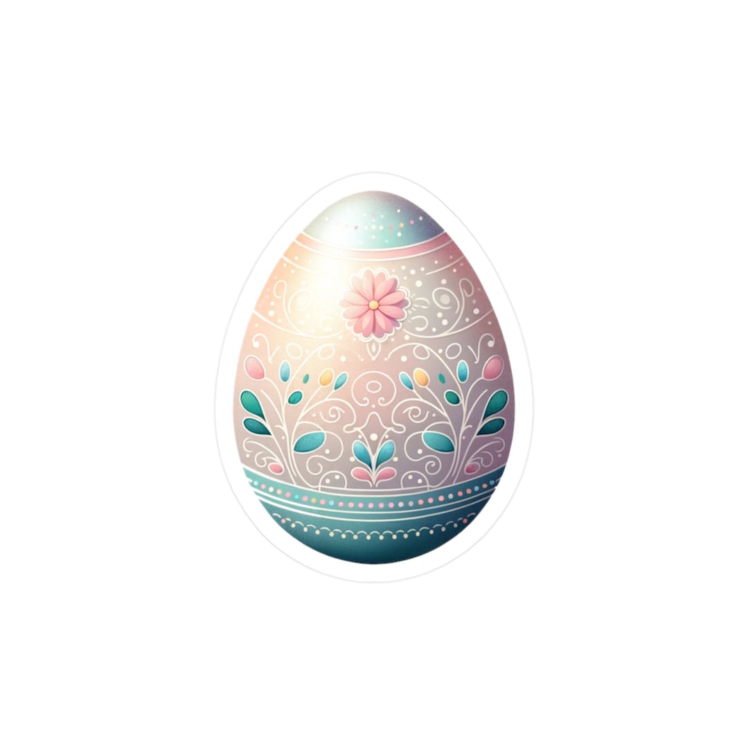 Easter Egg 7 Kiss-cut Vinyl Decals - Etsy