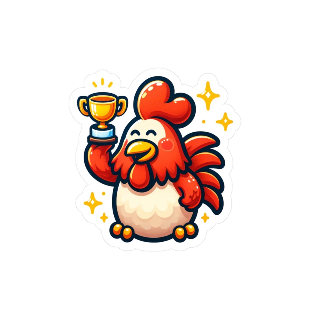 Good Job Chicken Kiss-cut Vinyl Decals - Etsy