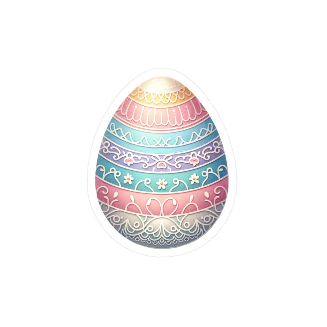 Easter Egg 3 Kiss-cut Vinyl Decals - Etsy