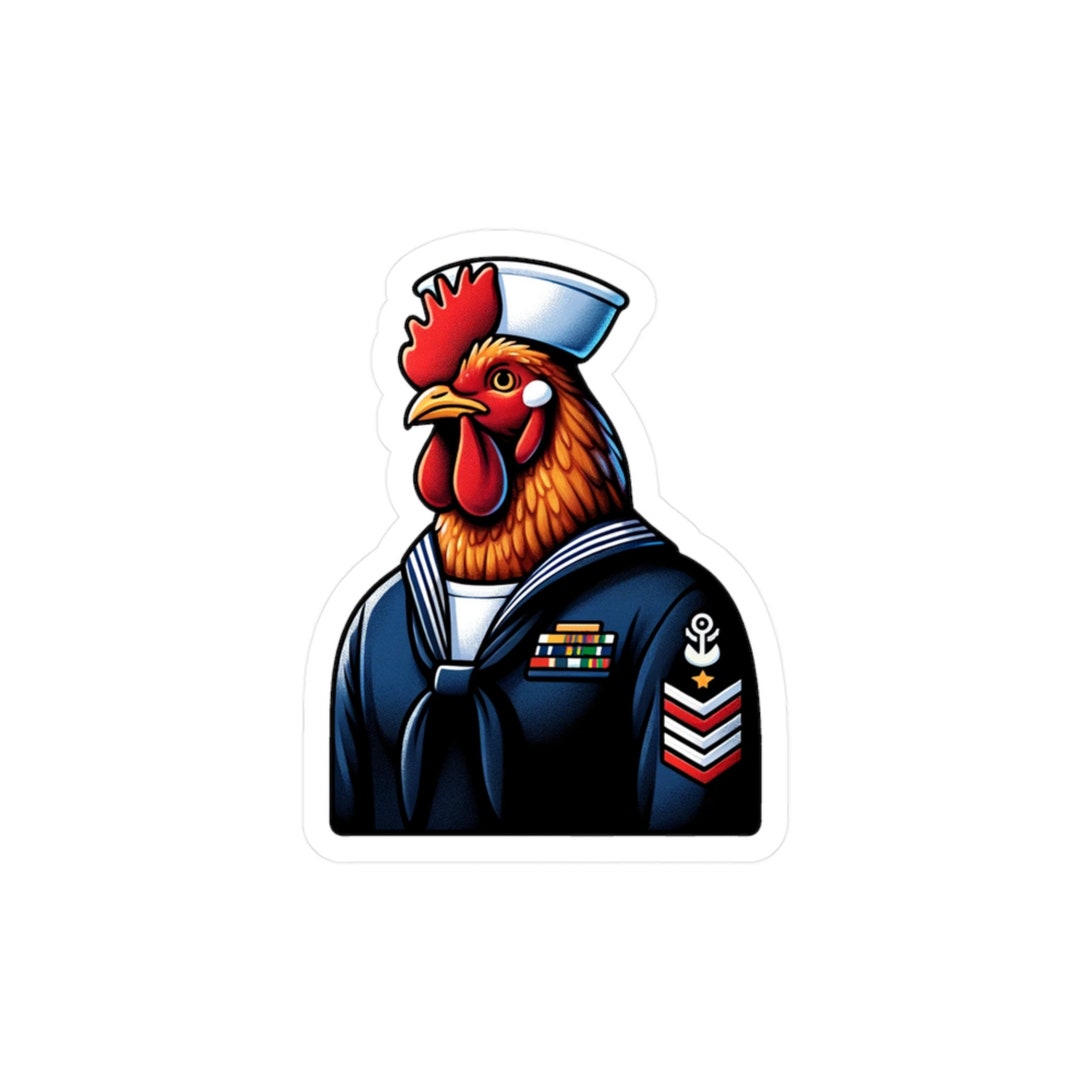 Military Chicken 3 Kiss-cut Vinyl Decals - Etsy