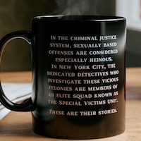 Law and Order SVU Mug - Etsy