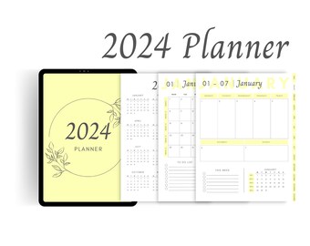Daily Planner Printable Yellow, Daily Printable Planner Template ...