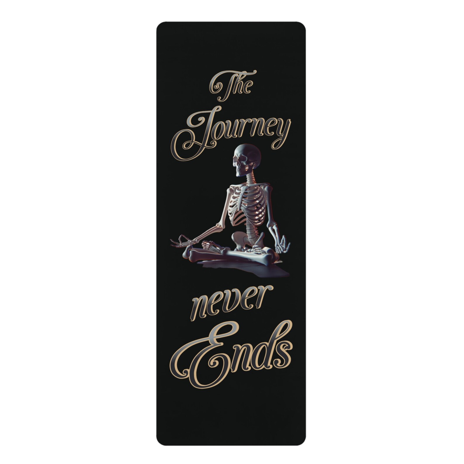 Yoga Mat, Yoga Skeleton, Rubber Yoga Mat, Black Yoga Mat, Best Yoga ...