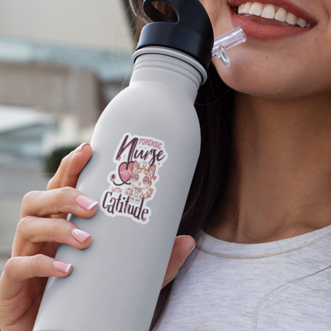 Forensic Nurse Sticker, Cat Nurse Sticker, Cat Nurse, Forensic Nurse ...