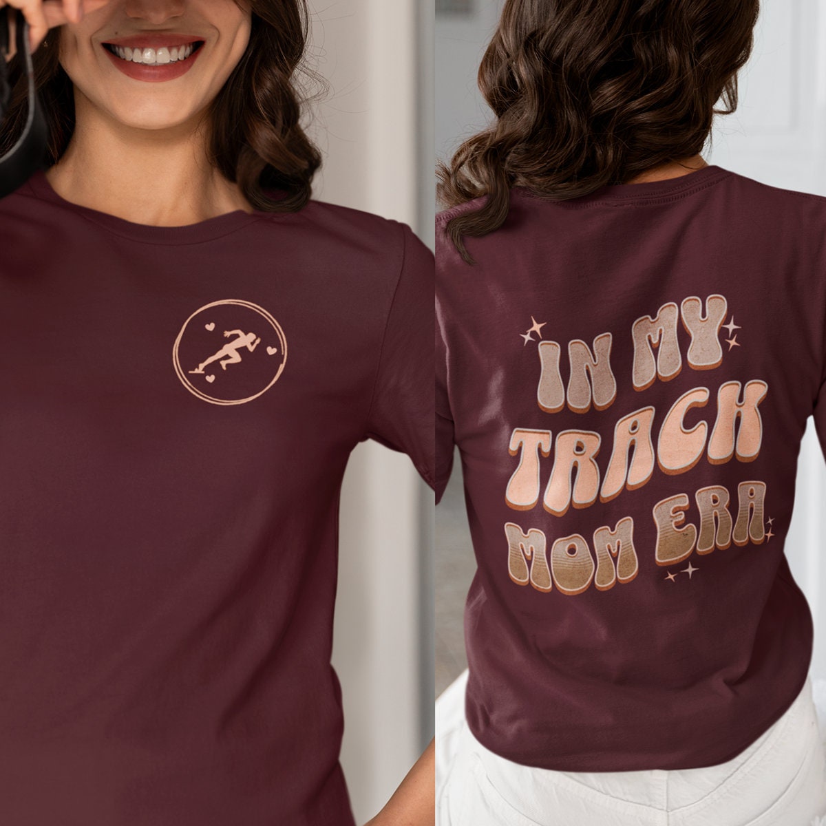In My Track Mom Era, Track and Field Mom Shirt, Track and Field Mama ...