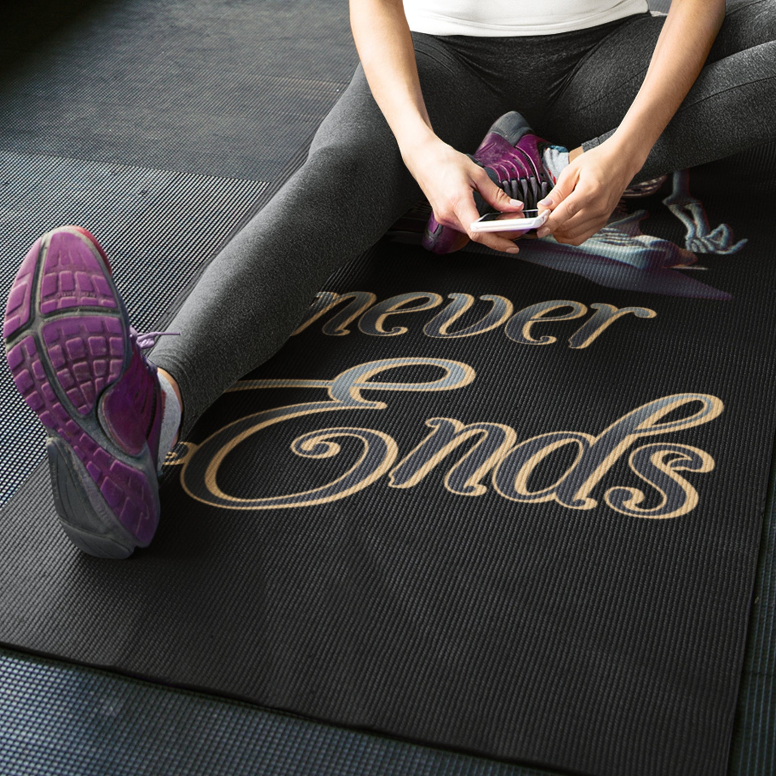 Yoga Mat, Yoga Skeleton, Rubber Yoga Mat, Black Yoga Mat, Best Yoga ...